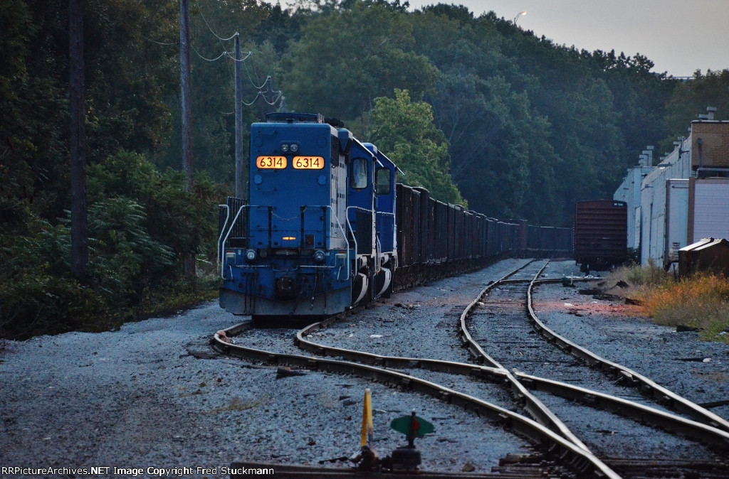 WE 6314 and another Blues Brother wait.
